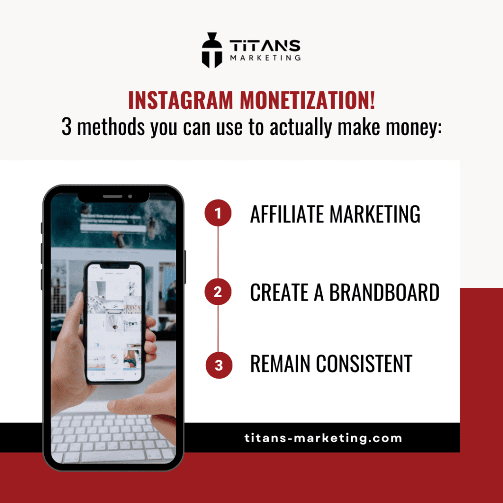 Instagram Monetization: 3 Methods you Can Use to Make Money – Titans Marketing